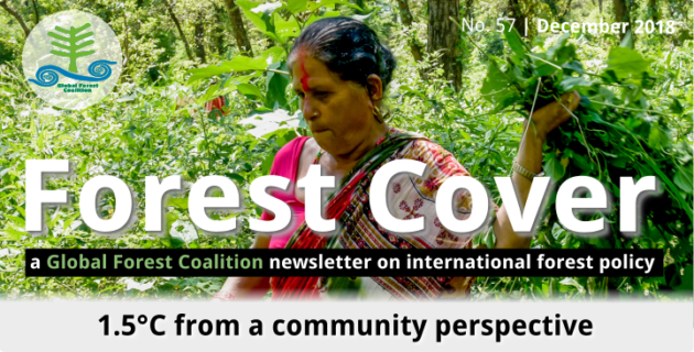Global Forest Coalition Forest Cover 57 – 1.5°C from a community ...